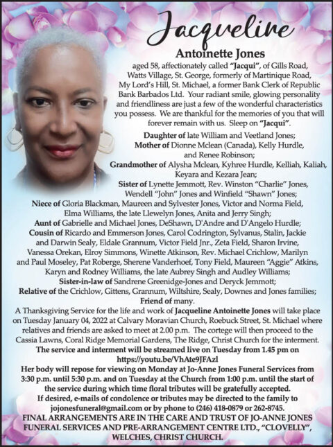 Jacqueline Jones | Jo-Anne Jones Funeral Services