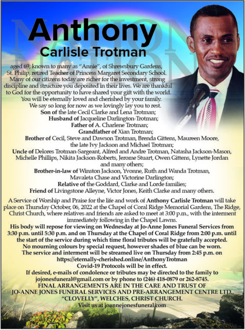 Anthony Trotman | Jo-Anne Jones Funeral Services