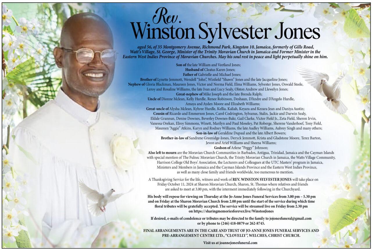 Rev Winston Jones | Jo-Anne Jones Funeral Services