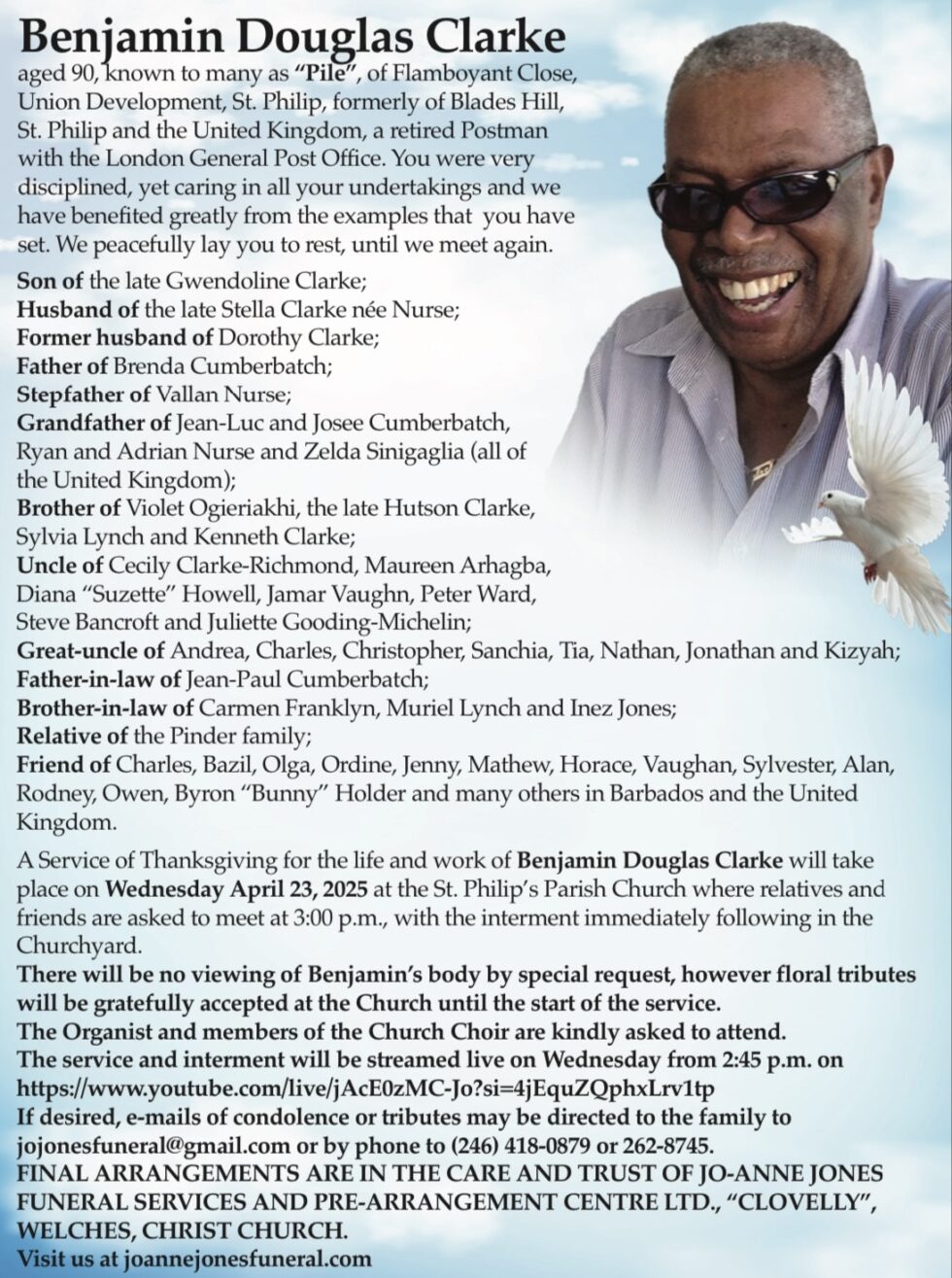 Benjamin Clarke | Jo-Anne Jones Funeral Services